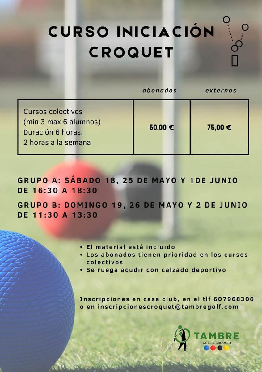 CLASES Y CURSOS DE CROQUET